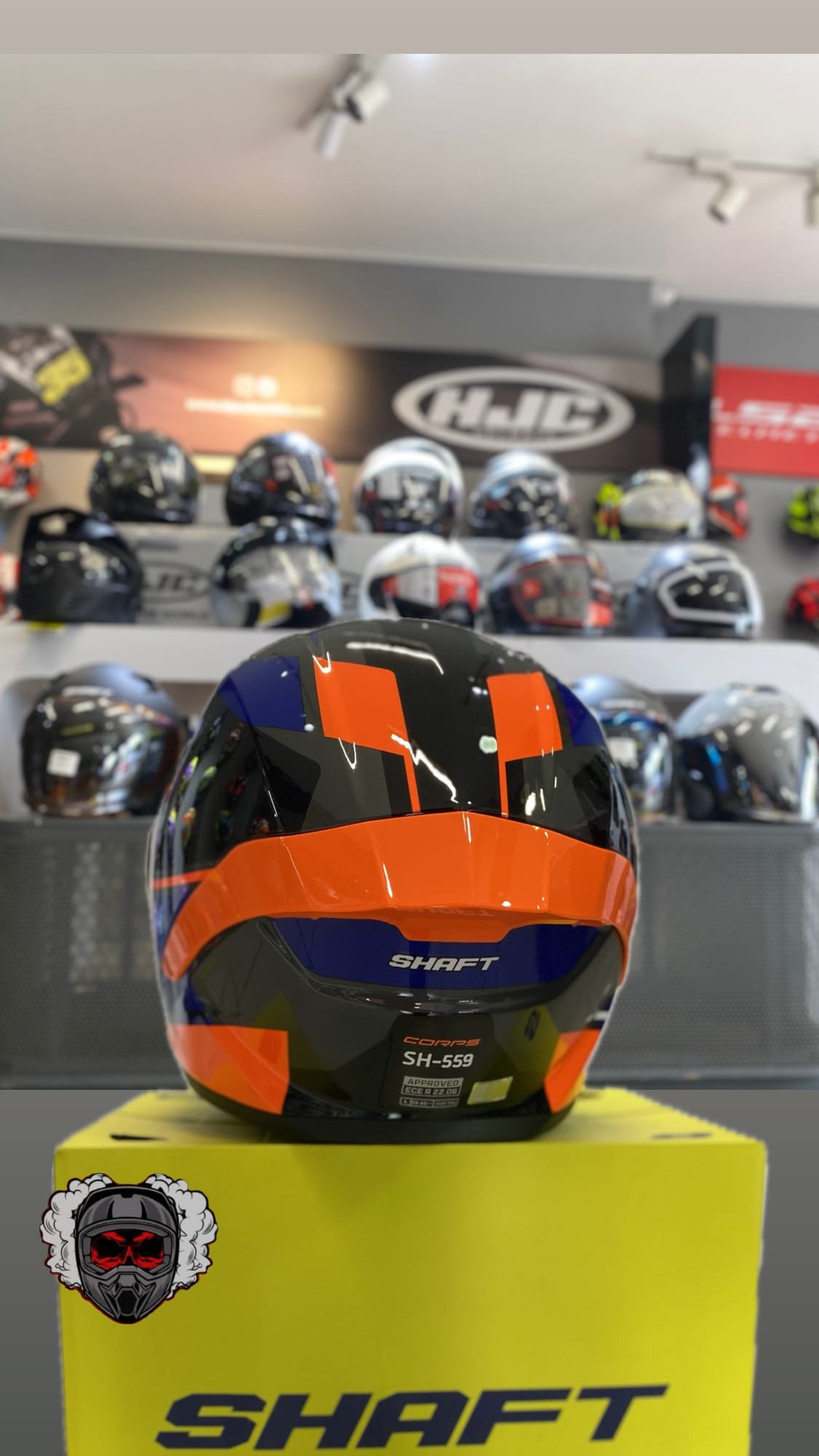 CASCO INTEGRAL SHAFT 582 sp CORPS GRIS NARANJA - JS Biker Cali